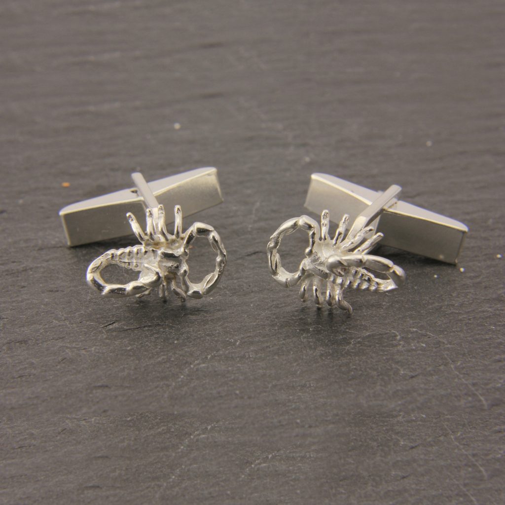 Scorpion Cufflinks | Custom Made Wild Animal Cufflinks