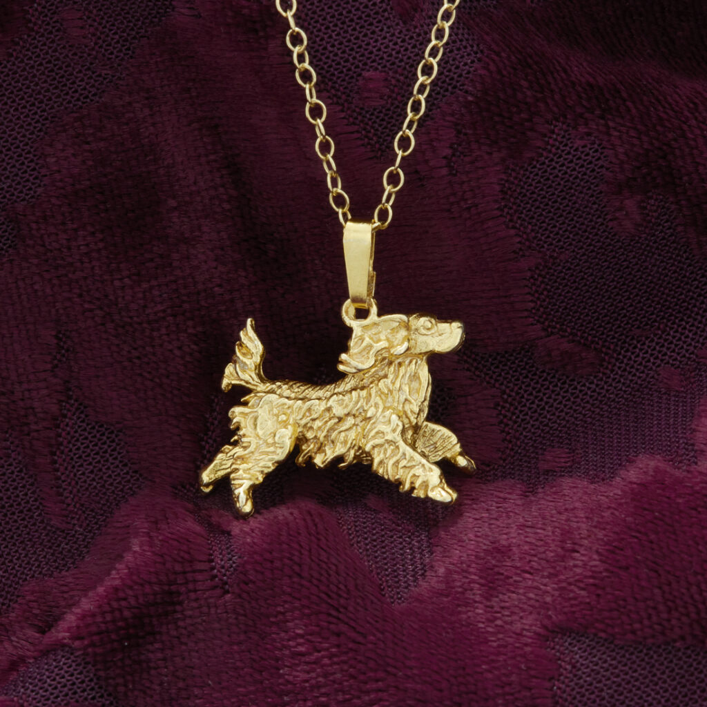 Spaniel Pendant Sterling Silver | Handmade Jewellery | Simon Kemp Jewellers